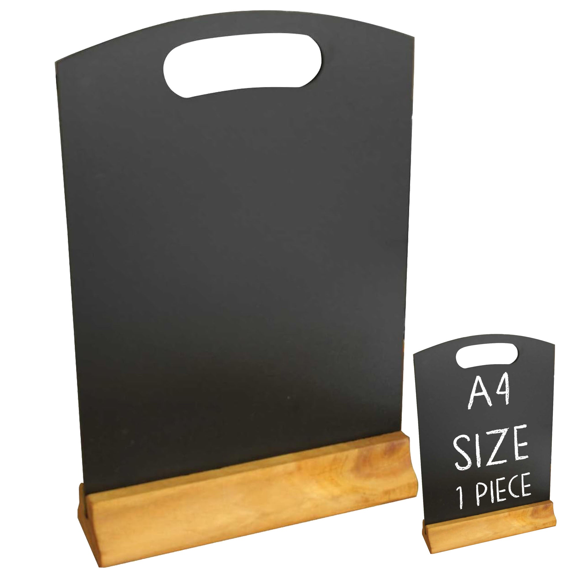 Chabrias Ltd Handheld Table Top Pub Resturant Blackboard Chalkboard ...