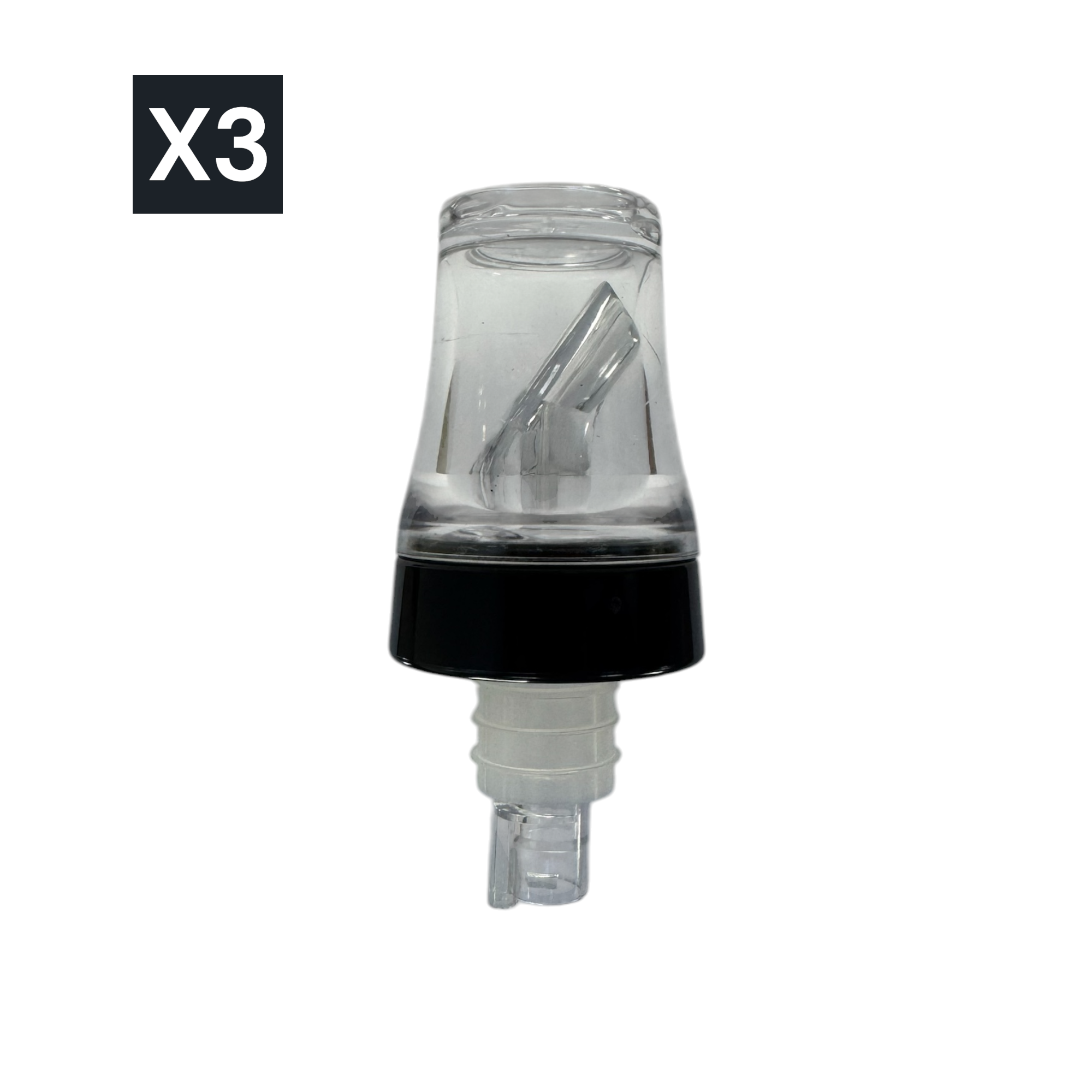 4-in-1 Plastic Speed Pourer, Thimble, Shot Glass, Dust Cap (x3) | Best ...